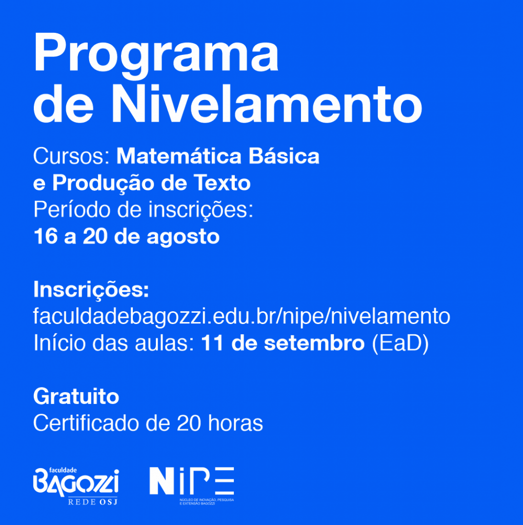 As aulas do Programa de Nivelamento iniciaram. Confira! | Gran Faculdade